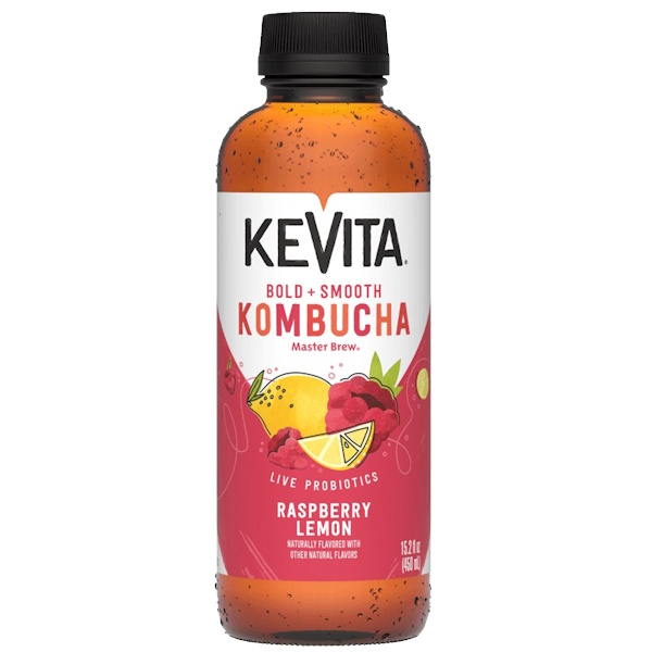 Kevita Kombucha Rasp Lemon 15.2oz – Americraft Coffee and Tea Company